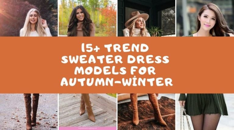 15+ Trend Sweater Dress Models for Autumn-Winter – SlyPin